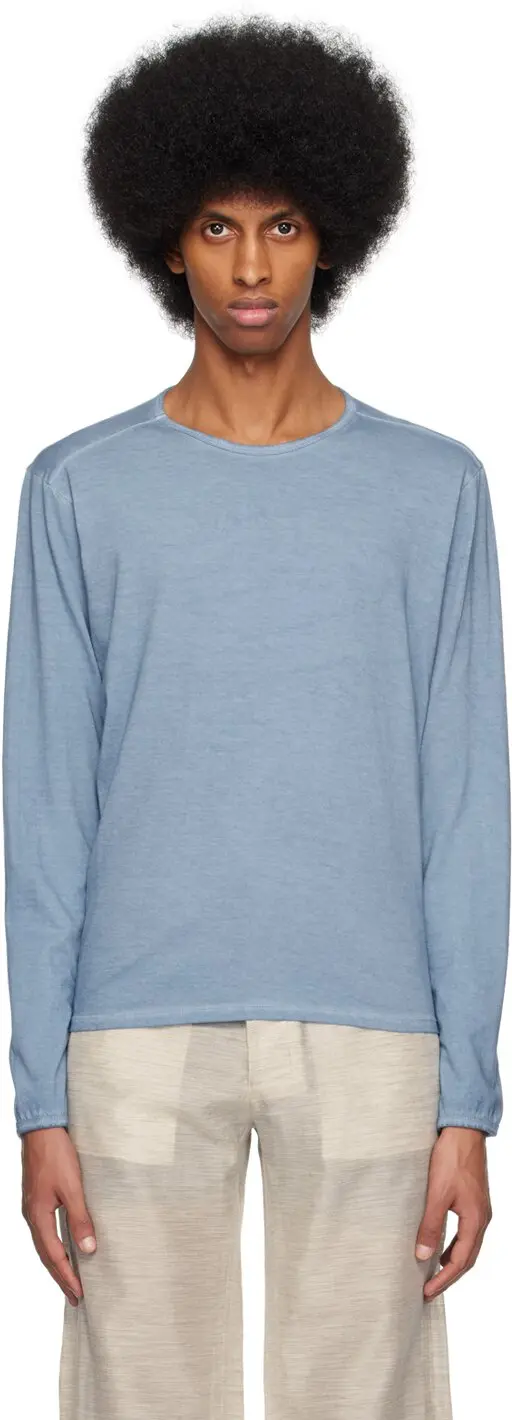 Gabriela Coll Garments Blue No.87 Long Sleeve T-Shirt In 45